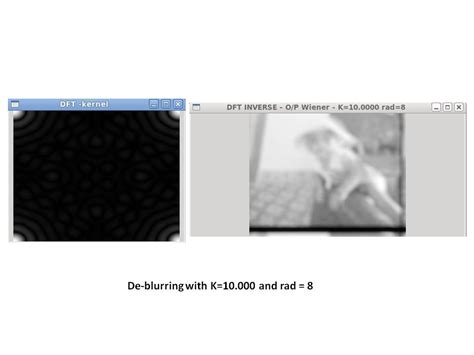 De Blurring Revisited With Wiener Filter Using Opencv Giga Thoughts