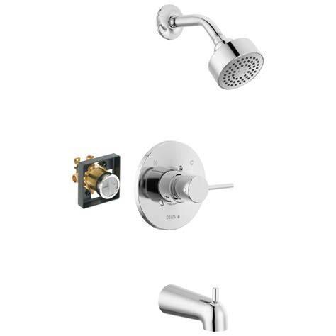 Tub Shower Trim With Rough Bundle 14 Series In Chrome Fvs2 Mo2602