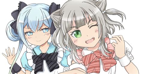 音ゲー 美亜ちゃん＆有栖 Ryoのイラスト Pixiv