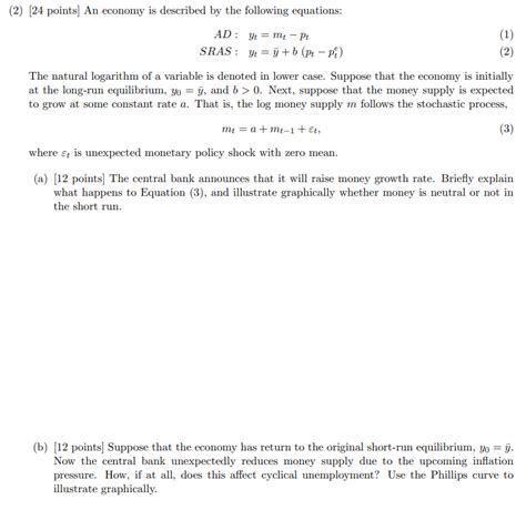 Solved 2 24 ﻿points 2 24 ﻿points ﻿an Economy Is