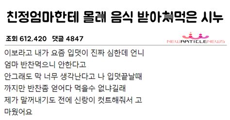 친정엄마한테 몰래 음식 받아ㅊ먹은 시누 미래의 기술과 혁신 전문가