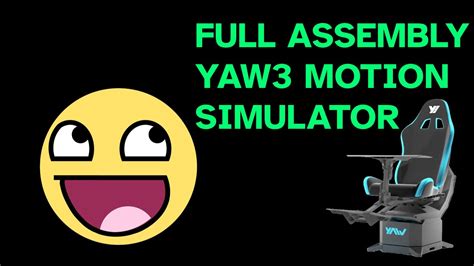 Full Assembly Yaw 3 Motion Simulator Youtube