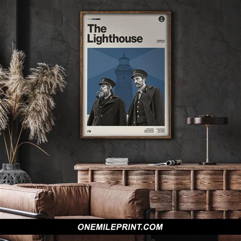 Retro Modern The Lighthouse Movie Poster