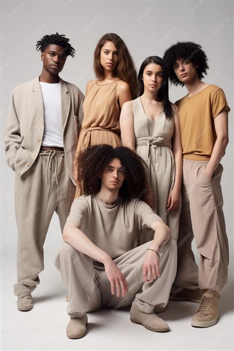 Premium Ai Image A Group Of People Soft Lighting Genderless