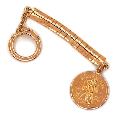 18 Kt Yellow Gold Set Key Holder Catawiki