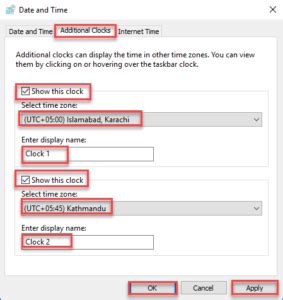 How To Display Multiple Time Zone Clocks In The Taskbar On Windows
