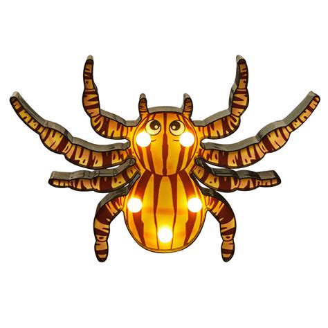 Dengmore Halloween Plastic Spider Light Light String Decoration Light