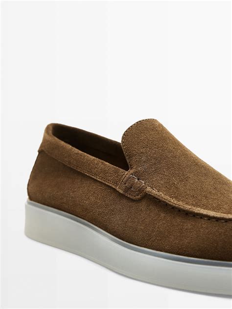 Zara Split Suede Translucent Sole Loafers Mall Of America®