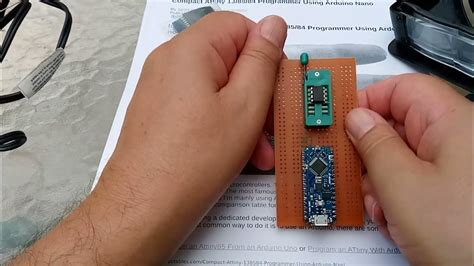 Build An Attiny85 Programmer Arduino Arduinonano Attiny85 Cpp