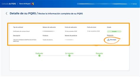 Consulta el estado de PQR s Portal negocios Banco de Bogotá
