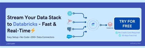 How To Load Data Into Databricks In Real Time With Estuary Flow