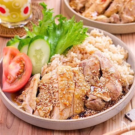 【和風カオマンガイ】炊飯器で簡単！旨み広がる和風だれが絶品！ レシピサイトnadia