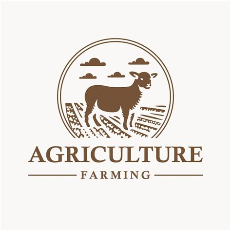 Création De Logo Vectoriel Pour Lagriculture Et Lélevage Modèle De