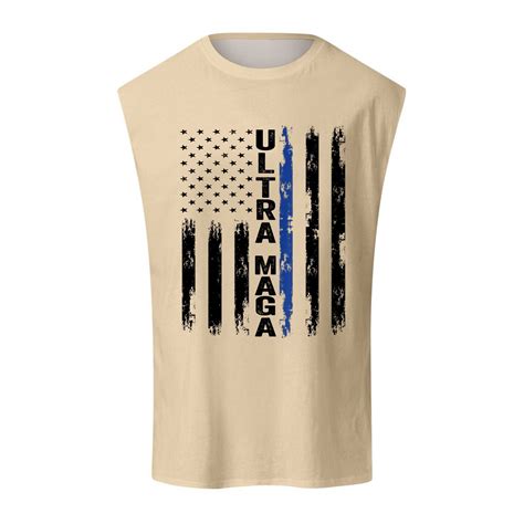 Chu Chu Fourth Of July Tank Top Men Gym Shirts For Men Mens Flag