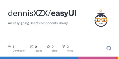 GitHub DennisXZX EasyUI An Easy Going React Components Library