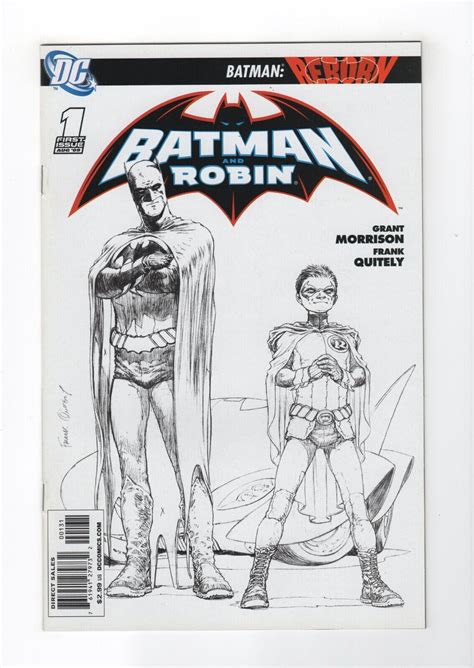 Batman And Robin DC 2009 2011 1 Frank Quitely 1 250 Sketch Variant