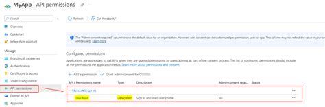 Create More Than One Delegated Permission In Azure Application With