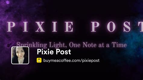 Gallery Pixie Post Buymeacoffee