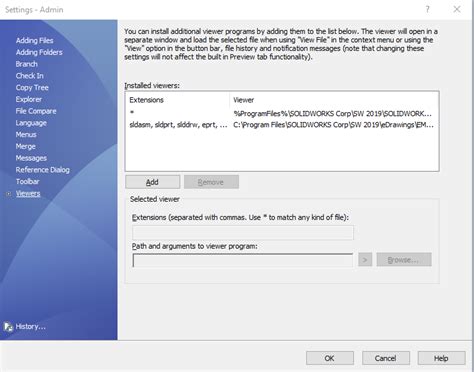 Setting The Path For Edrawings In Solidworks Pdm Administration