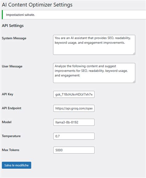 Ai Content Optimizer Wordpress Plugin