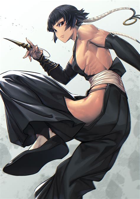 Rule 34 Abs Backless Outfit Black Eyes Black Footwear Black Hair Bleach Bleach The Thousand