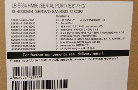 Fujitsu Lifebook E554 Intel I3 Ssd8gb Ramavrhunski Poslovni Laptop