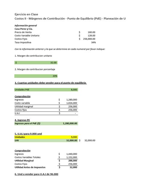 Ejercicio Clase Pde Y Planeación De Utilidades 24 04 2023 Pdf