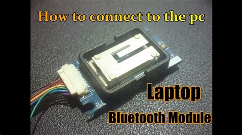 How To Connect To The Pc Laptop Bluetooth Module Youtube