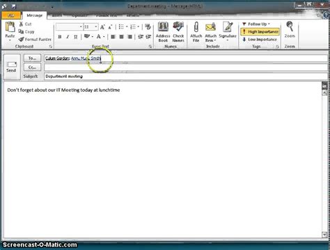 Emails Sending Emails To More Than One Person YouTube