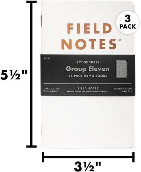 Field Notes Notebooks And Memo Books Urban Traveller And Co