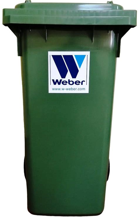 ᐉ Контейнер для сміття W Weber 120 л Зелений 12700525 • Краща ціна в Києві Україні • Купити в