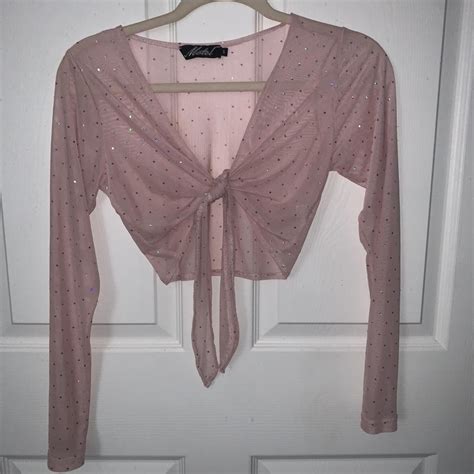 Women S Pink Blouse Depop