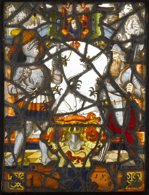 Bonhams A Pair Of Swiss Or German Stained Glass Panels Dated 1592 And