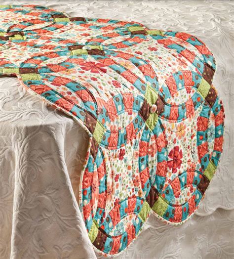 Double Wedding Ring Table Runner A Beginner S Guide With Free Pattern