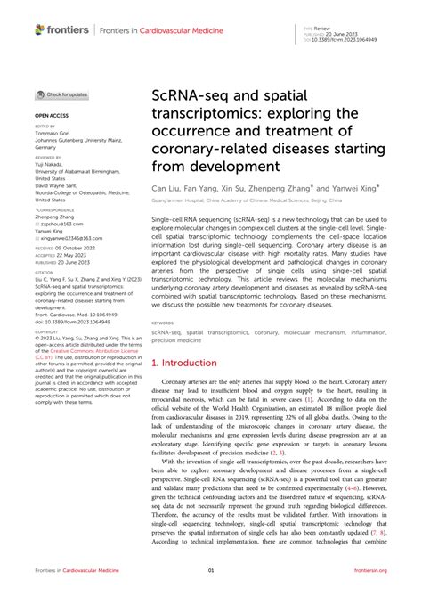 Pdf Scrna Seq And Spatial Transcriptomics Exploring The Occurrence