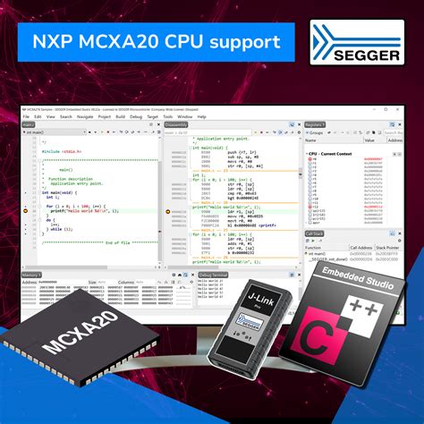 SEGGER Announces Embedded Studio And J Link Support For NXPs MCX Chip