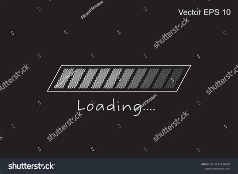 Game Loading Screen On Monitor Technology Stock Vector Royalty Free 2233736009 Shutterstock