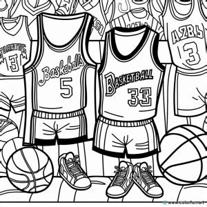 Coloriage des équipes de la NBA à Télécharger ou à Imprimer gratuitement