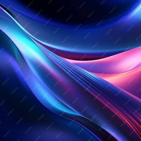 Vibrant Gradient Waves Abstract Background Collection Premium Ai