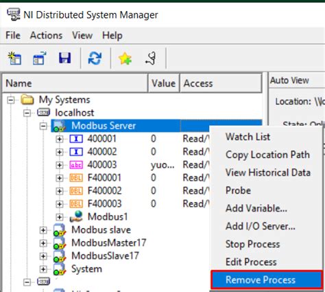 Modbus Io Server And Modbus Api Do Not Work Simultaneously In Labview Ni