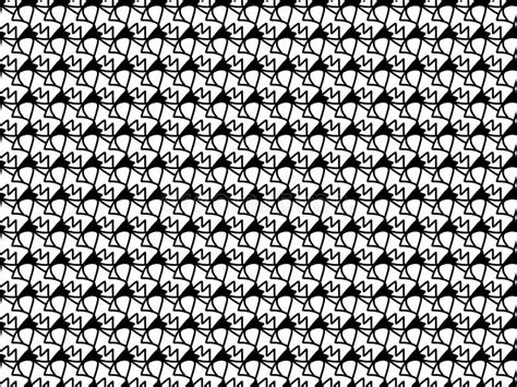 Abstract Geometric Pattern In Black And White Pattern Background Stock Illustration