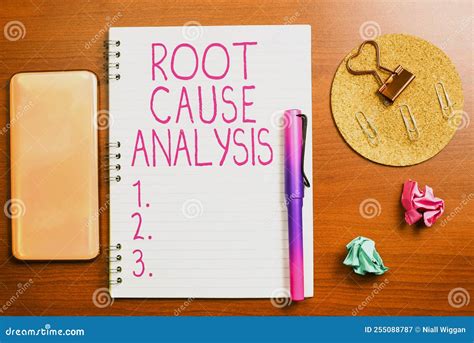 Text Caption Presenting Root Cause Analysis Conceptual Photo Method Of