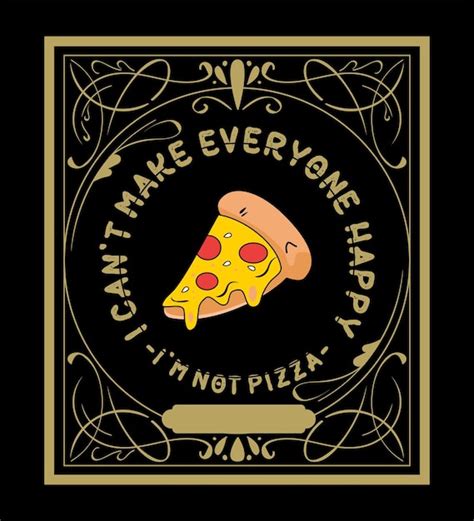 Premium Vector A Poster For The Pizza Ive Seen