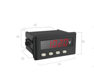 New Design Single Phase Current LED Display Panel Digital Voltmeter China Voltmeter And