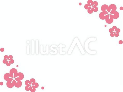 梅 カードイラスト No 309760／無料イラストフリー素材なら「イラストac」