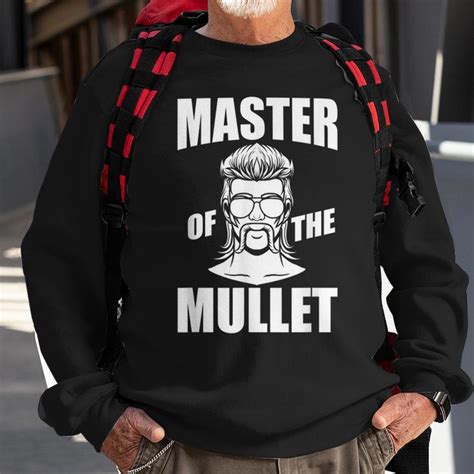 Master Of The Mullet Funny Redneck Mullet Pride Sweatshirt Mazezy
