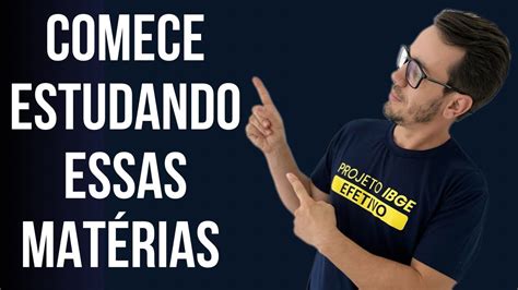 Como ComeÇar A Estudar Para O Concurso Do Ibge Efetivo Youtube
