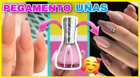 Como Pegar UÃas Postizas Sin Pegamento arcon