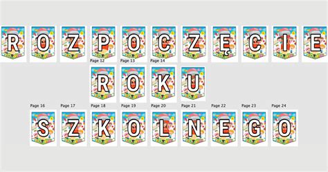 Girlandy Napisy Na Girlandach W Pdf Do Druku Za Darmo