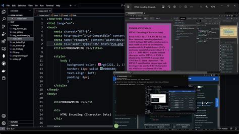 Html Encoding Character Sets Html Youtube